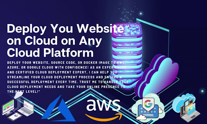Deploy your website, docker image on aws gcp by Ahmaaddkhan | Fiverr