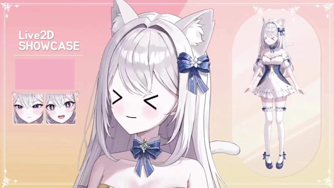 Design and rig pro live2d vtuber, live2d rig, anime vtuber, 2d vtuber ...