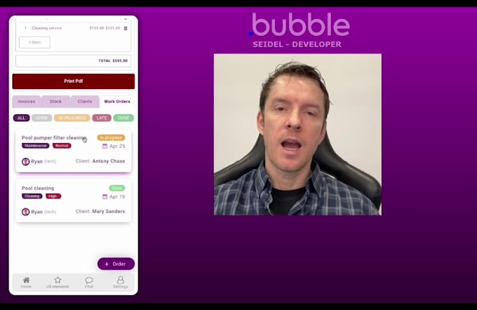 Build web app bubble workflows apis with great ux ui design by Leandroseidel | Fiverr