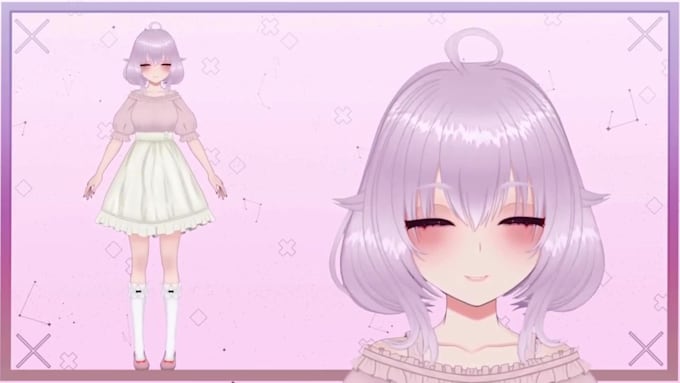 Design and rig pro live 2d model, 2d vtuber design, live2d rigging vtube studio by Babatunde_art ...
