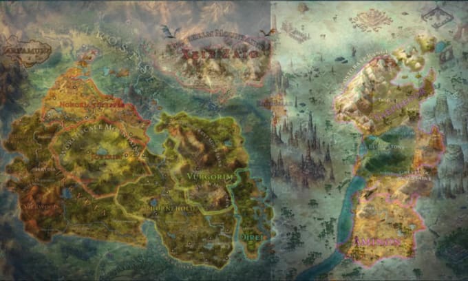 Do fantasy cartography campaign custom dnd game rpg medieval world ...