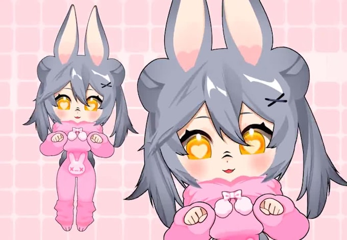Create amazing vtuber, vtuber model, live2d, live2d model, 2d character ...