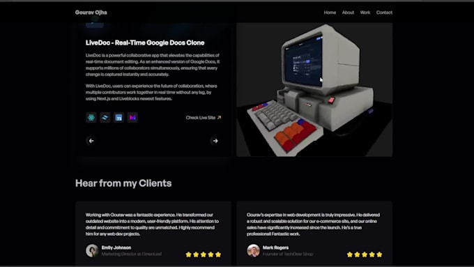 Build a clean, responsive personal website from scratch using html and ...