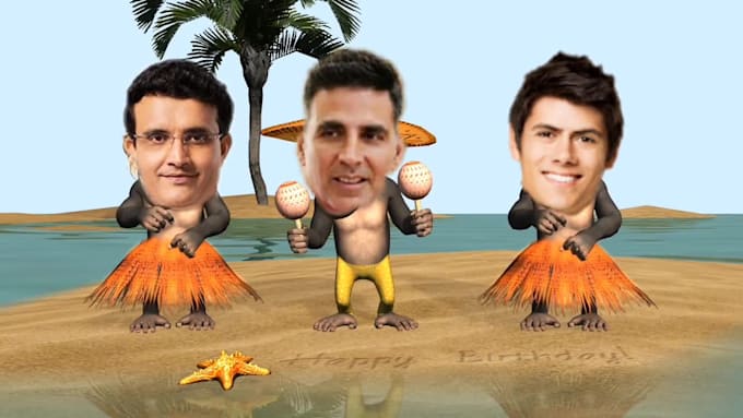 Create a funny happy birthday video by Mayank0115 | Fiverr