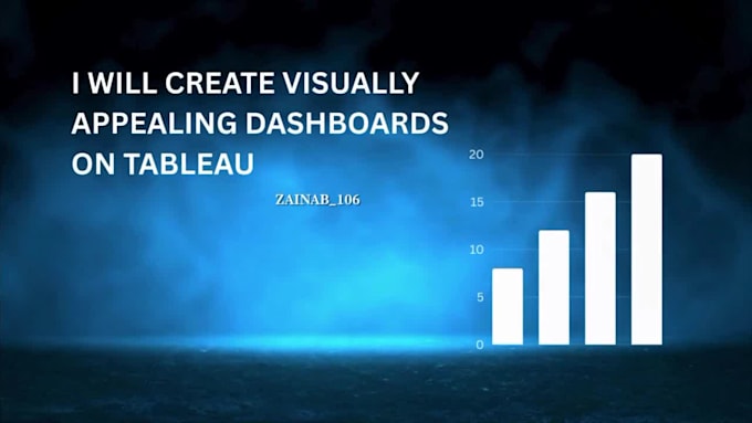 Create visually appealing dashboard in tableau by Zainab_106 | Fiverr