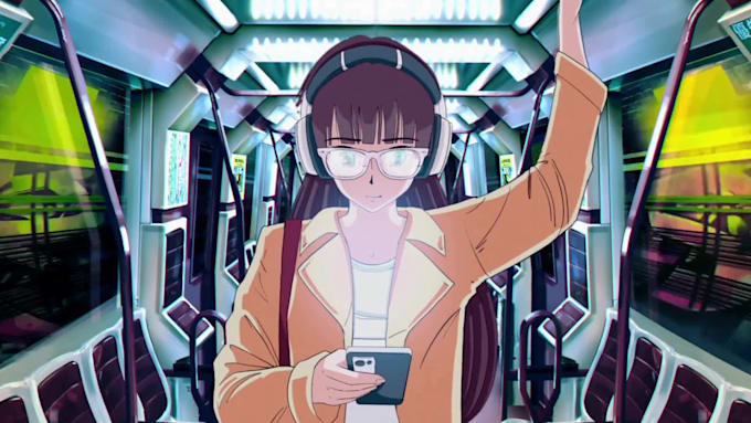 Do lofi animation, animated gif, lofi loop animation, music clips, lofi ...