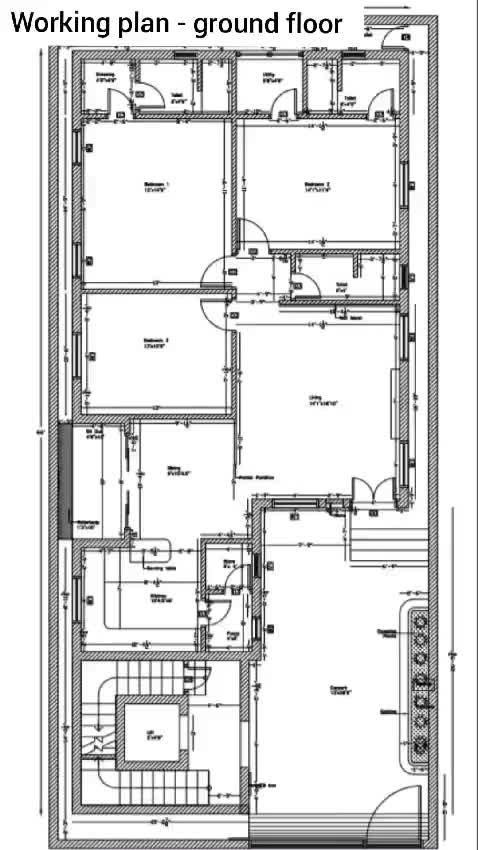 Draw architectural floor plans in autocad 2d by Pradhi_architec | Fiverr