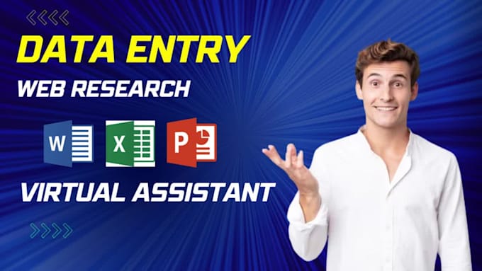 Do data entry, and virtual assistant for web research by Design_yourth ...