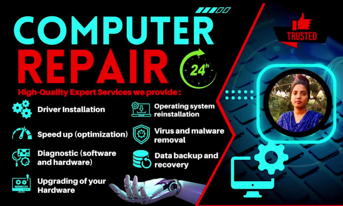 Remotely troubleshoot, computer, repair, and fix windows 11 by Elite_leads | Fiverr