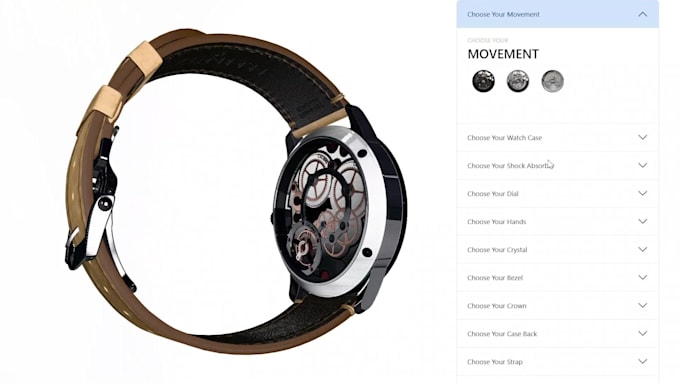 Use threejs, webgl, verge 3d, playcanvas for 3d product configurator, 3d website by Kaizo_j | Fiverr