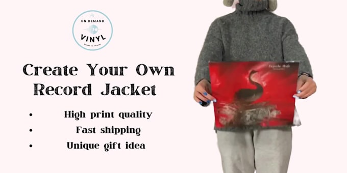 Create a custom vinyl record jacket including your artwork by ...