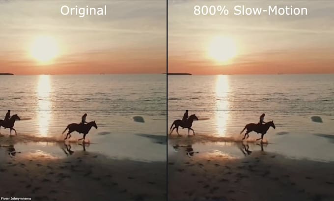 Create a smooth slow motion effect from your video using ai by ...