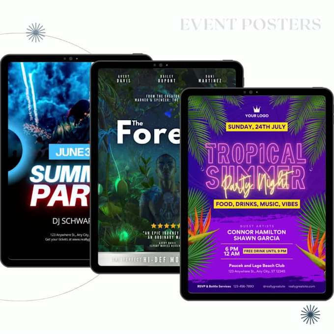 Design professional movie poster, event poster, flyer in 12 hours by ...