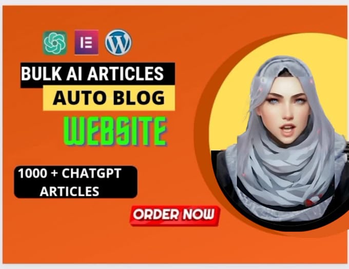 Build bulk auto blogging chatgpt website from scratch by Ummay480 | Fiverr