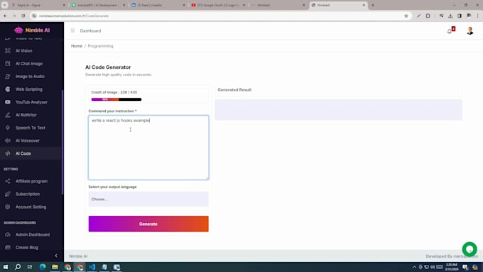Build ai saas content generation platform like jasper by Mdrubelf01 | Fiverr