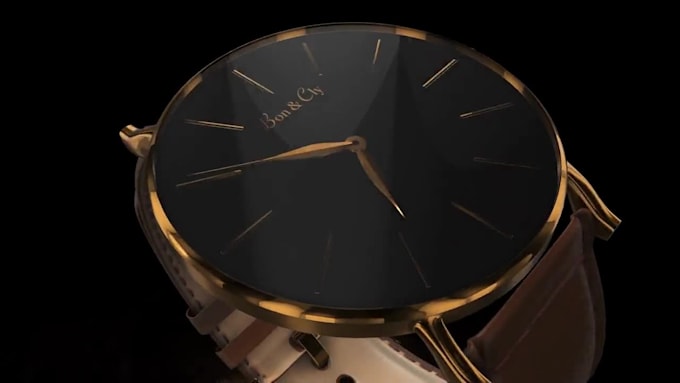 3d watch animation 3d wristwatch model 3d cad design 3d watch model by ...