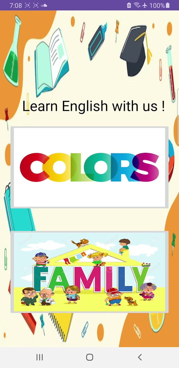 Kids learning mobile app kids learning game flutter apps by Khadega_ali ...