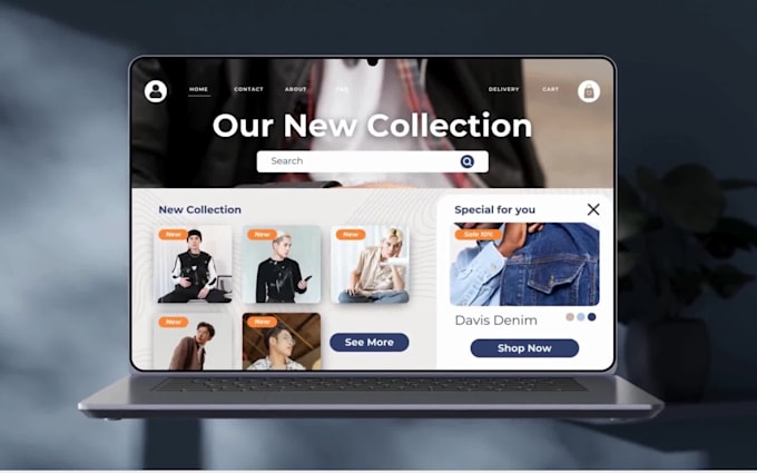 Custom ui ux design for apps and websites by Rikencreates | Fiverr