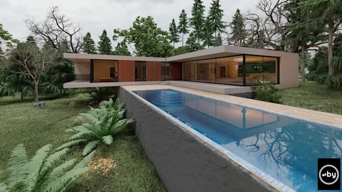 Create an architectural walkthrough by Berilyilmaz | Fiverr