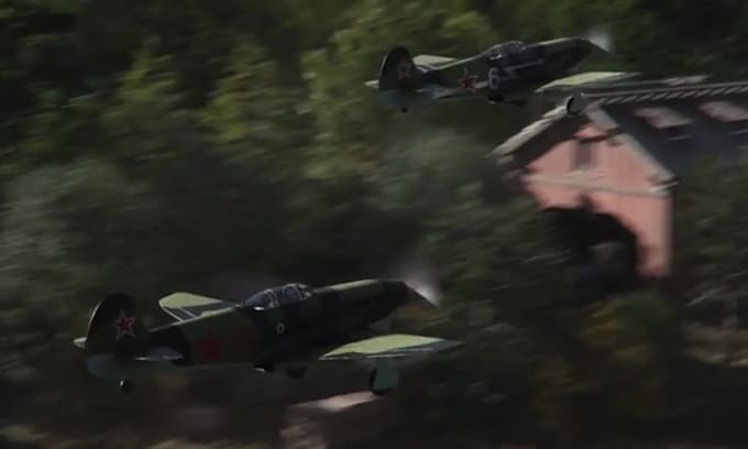 3d fighter jet combat sequences, helicopter, military aircraft chase ...