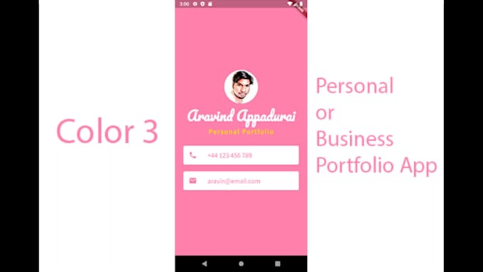 Design a personal and business portfolio android app by Aravin | Fiverr
