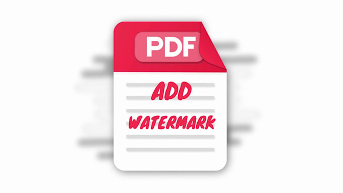Add pdf watermark logo professionally by Hinarabani181 | Fiverr