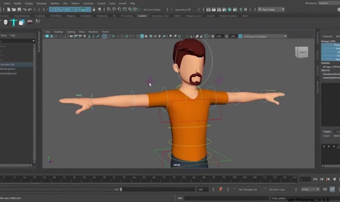 Do 3d character rigging in blender, maya, cinema 4d, mixamo by Chimezie ...
