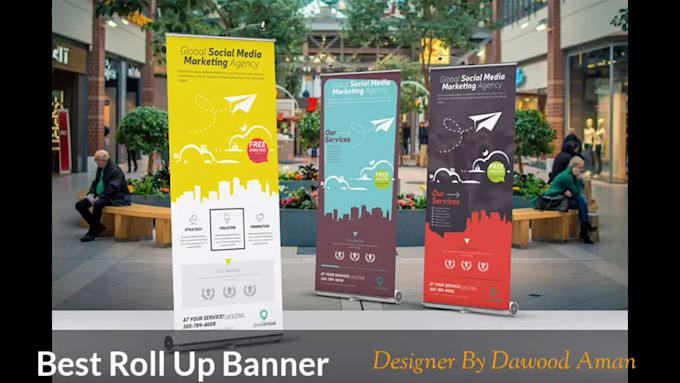 Customar best roll up banner ads by Dawood_aman4721 | Fiverr