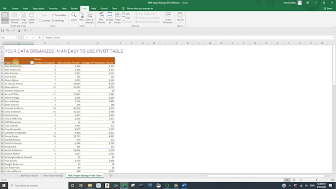 Teach You How To Create Pivot Tables Use Vlookups And More By