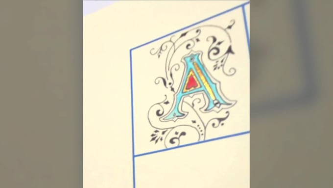 Write small notes or full letters in blackletter or handwriting by ...