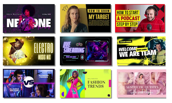 Make fiverr gig image and youtube thumbnail by Ammantech | Fiverr