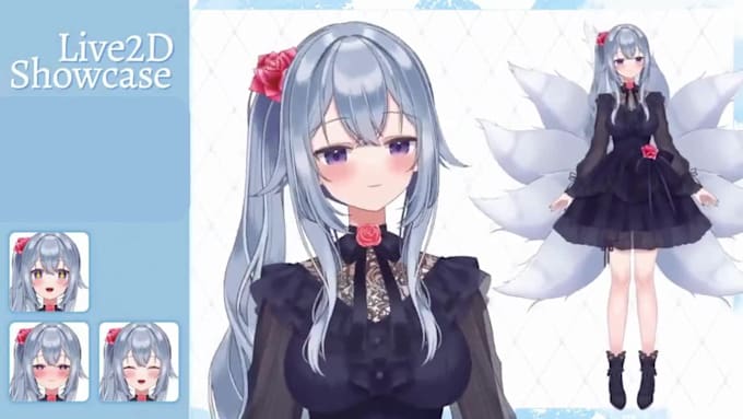 Draw and rig live2d vtuber model, 2d vtuber, vtuber model, vtuber commission by Usmans01 | Fiverr