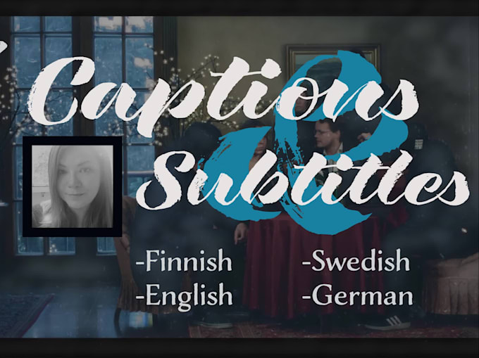 Create and add synced subtitles and captions to your video by Marjova | Fiverr