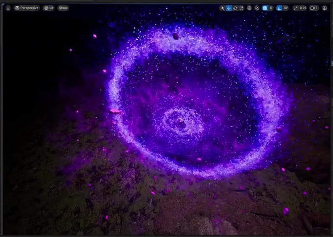 Create unreal engine vfx effects niagara system by Laneclark613 | Fiverr