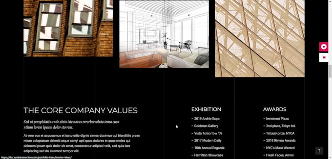Create exclusive interior design agency website for you by Antra_poddar ...