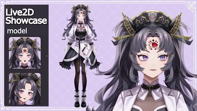 Design and rig live 2d vtuber model 2dvtuber model vtuber commission 2d ...