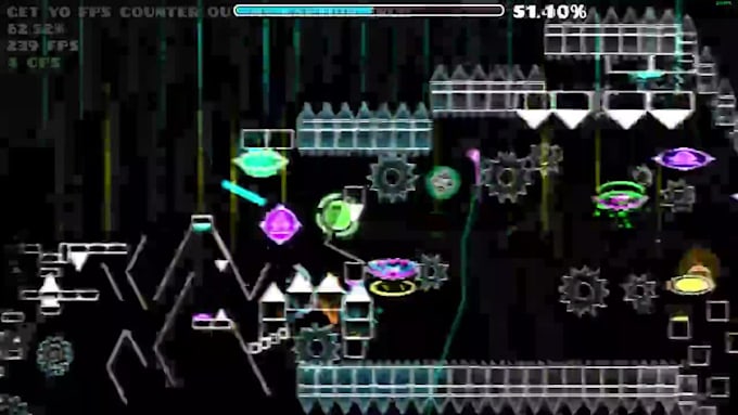 Make a geometry dash layout for you, collab part level feature in ...