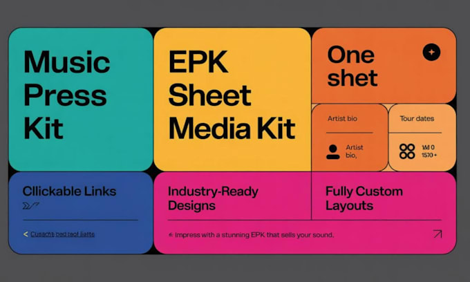Design media epk, electronic press kit, media kit, artist kit and dj press kit by Samuel_ribigbe ...