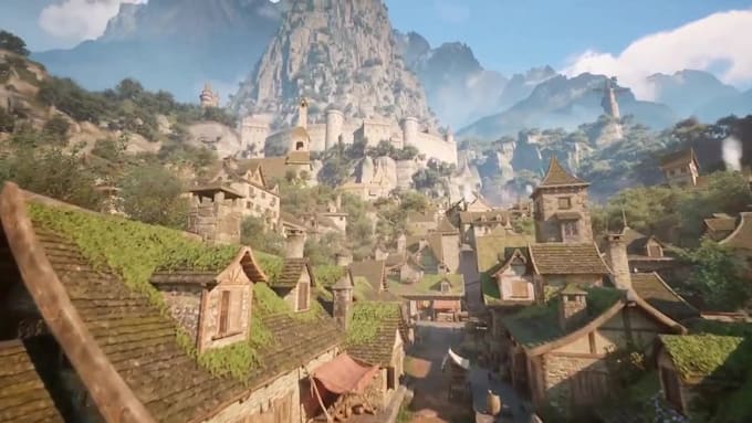 Do unreal engine game environment 3d level design 3d game map terrain landscape by Elijah_wayne4 ...