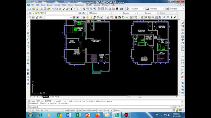 Create autocad 2d drawings layouts cross sections and elevations by Engrzeeshan19 | Fiverr