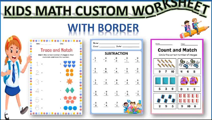 Design creative math worksheets, quizzes and exam paper by Sadiam957 ...