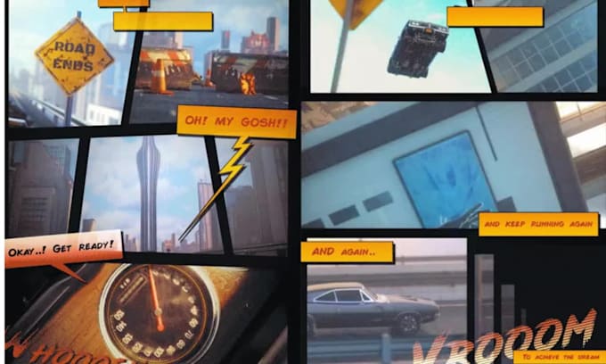 Do motion comic animation animate manga comic page animation for ...