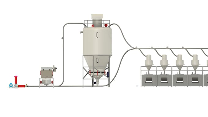Make 3d production and food processing machine design by Rownakrayhan ...