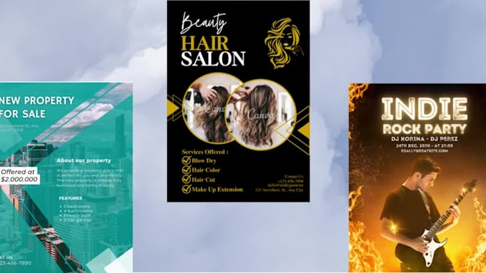 Edit and make flayer leaflet and poster design by Mohamedrushaith | Fiverr