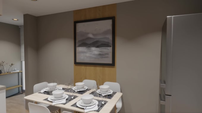 Make 3d models and realistic renders for interior design by Afafdj | Fiverr