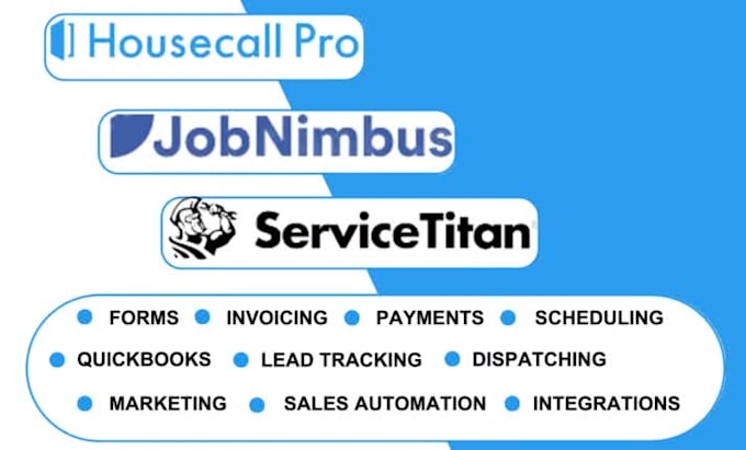 Perfectly setup your jobnimbus, servicetitan and housecallpro platform wordpress by ...
