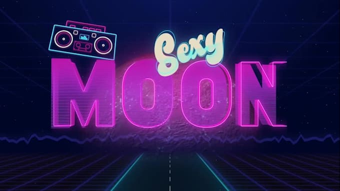 Amazing 80s animation intro, typography chrome vhs intro video by ...