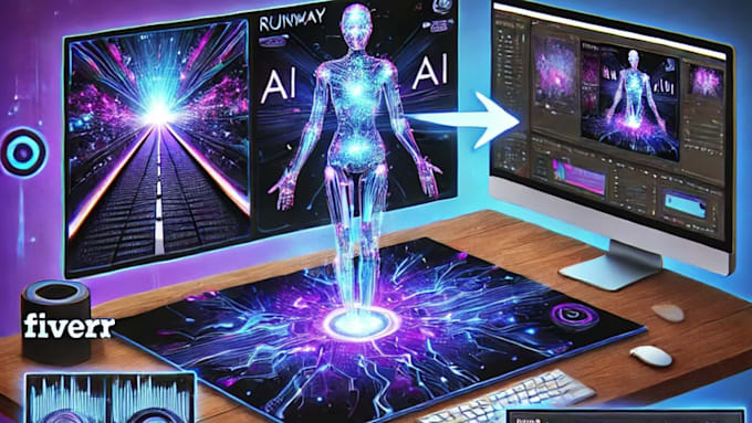 Create ai art, ai animation using runway ai, sora ai and invideo ai by Kainat_yaseen8 | Fiverr