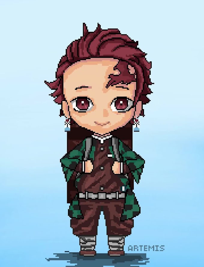 Make cute pixel art pfp icon and charcter by Ayaanhyder | Fiverr