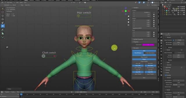 Advance ue5 skeleton,face rig,full body rigging,wonder dynamic rig,fbx for unity by Ollabarri ...